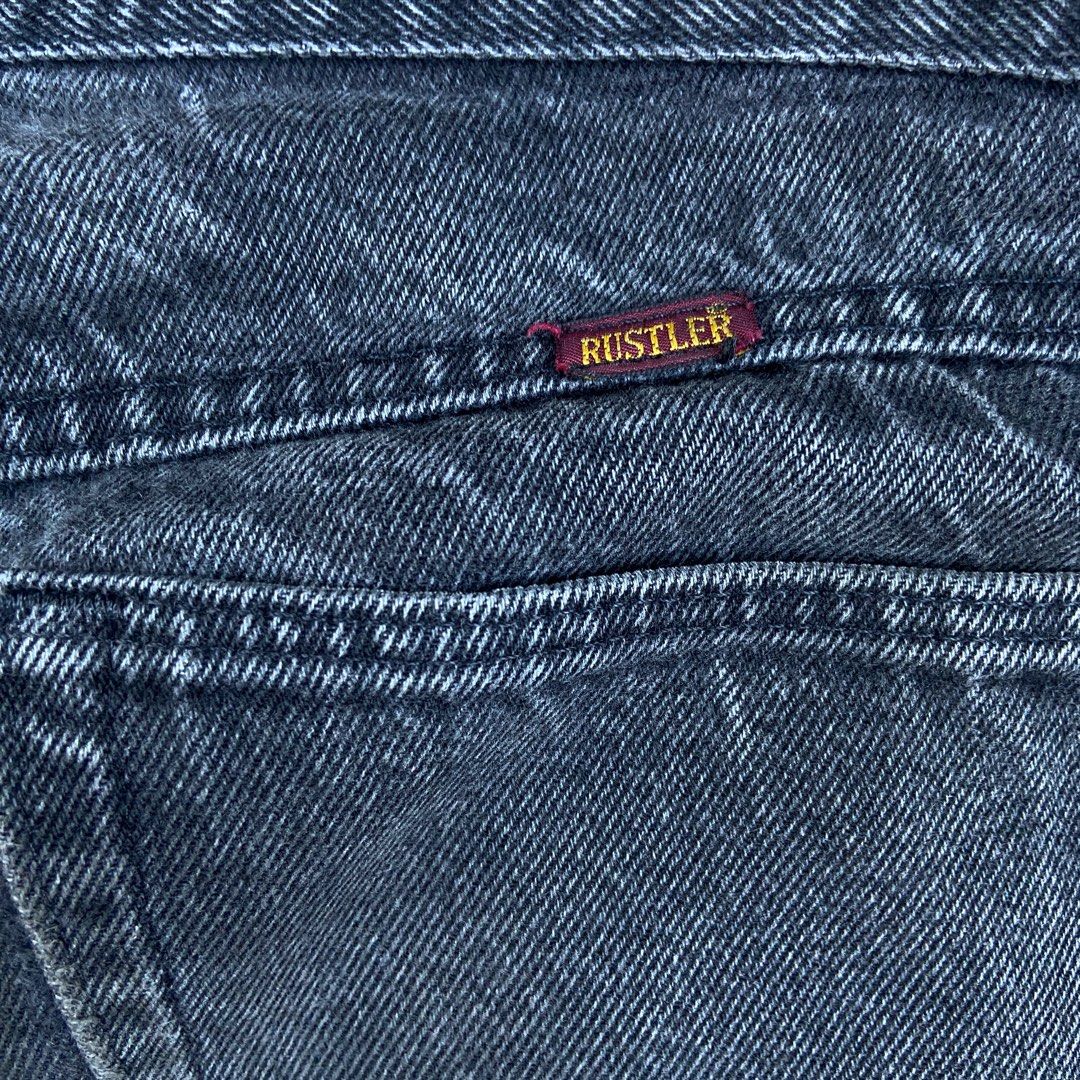 Rustler Black Jeans 30x30, Men's Fashion, Bottoms, Jeans on Carousell