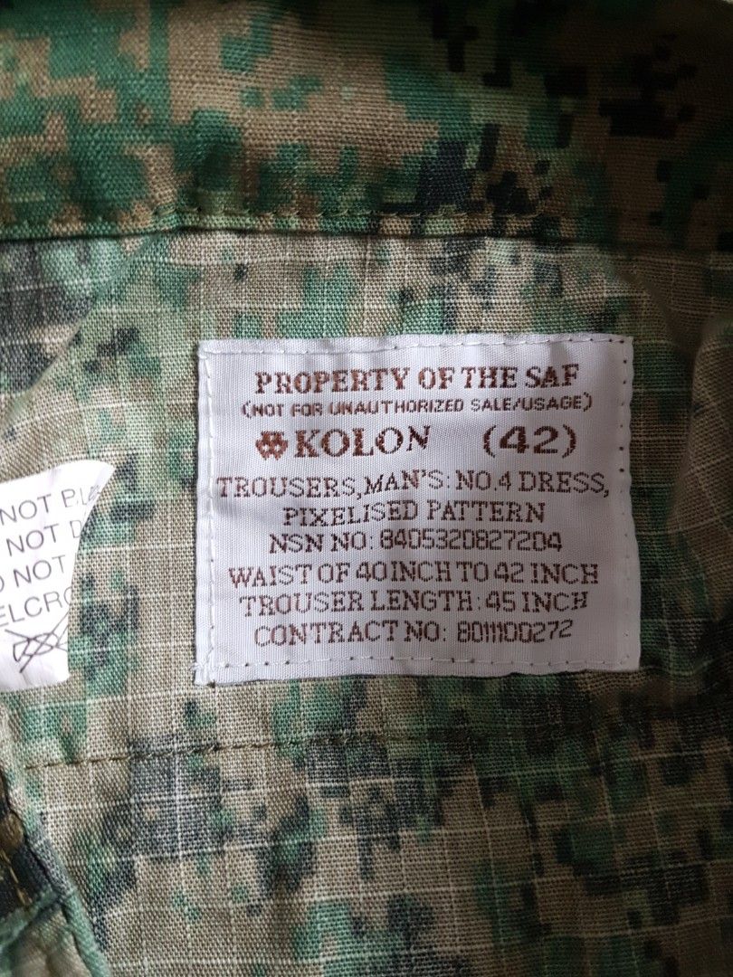 SAF No 4 Trouser, Men's Fashion, Bottoms, Trousers on Carousell