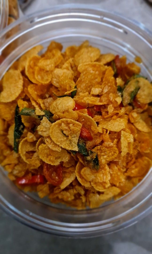 SALTED EGG CORNFLAKES, Food & Drinks, Packaged & Instant Food on Carousell