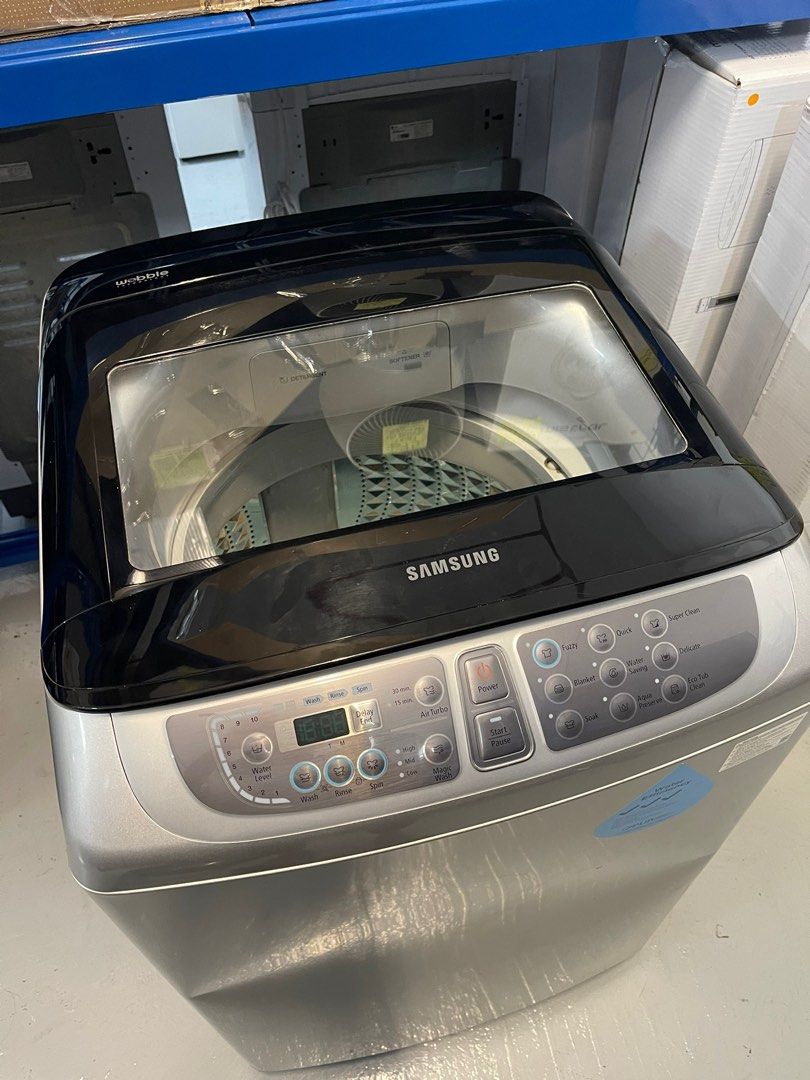 SAMSUNG 9KG TOP LOAD WA90F5S5 WASHING MACHINE, TV & Home Appliances ...