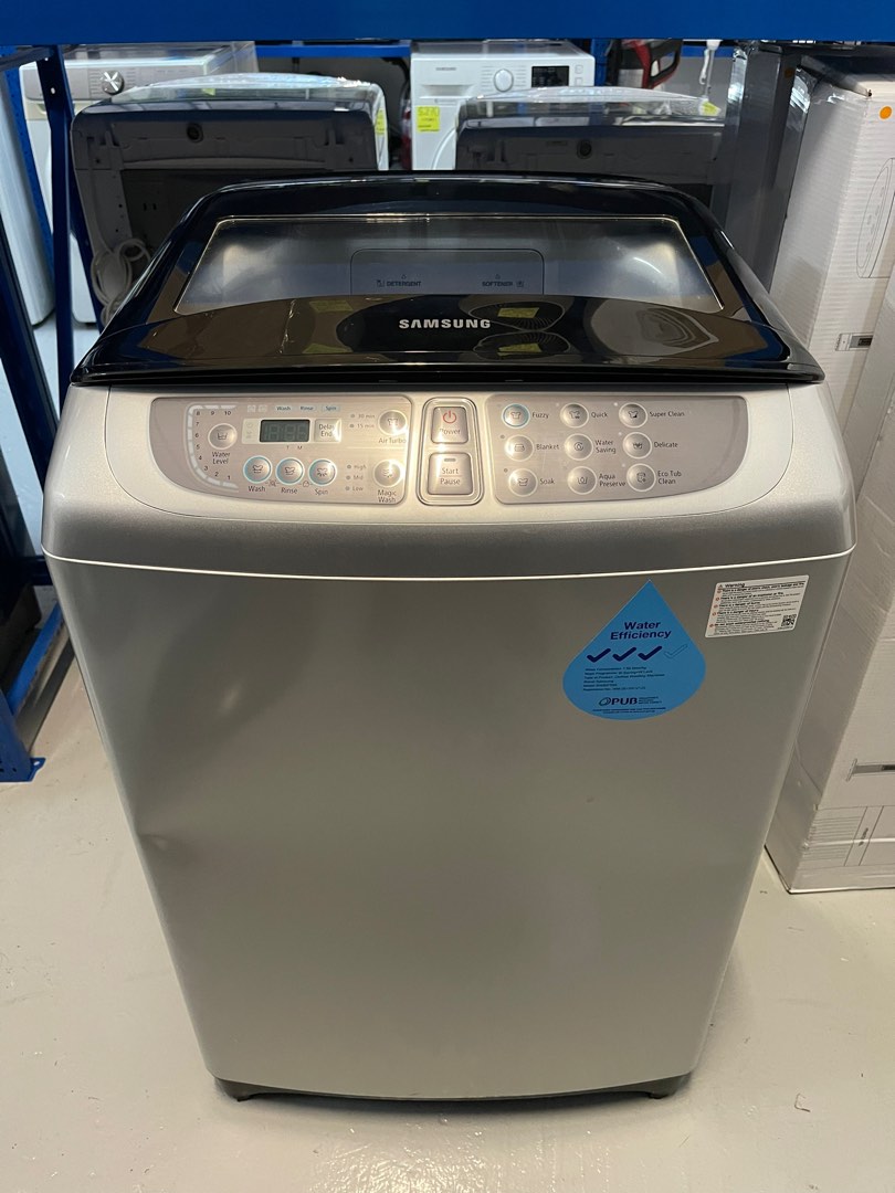 SAMSUNG 9KG TOP LOAD WA90F5S5 WASHING MACHINE, TV & Home Appliances ...