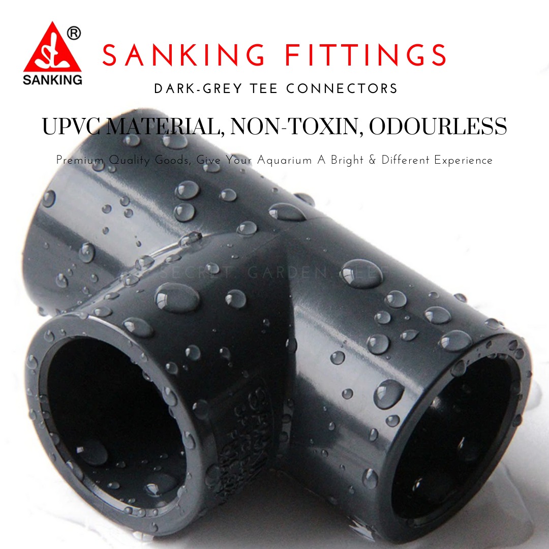 Sanking Professional Industrial High Quality Food Grade PVC Tee DIN Pipe Fitting Plumbing ...