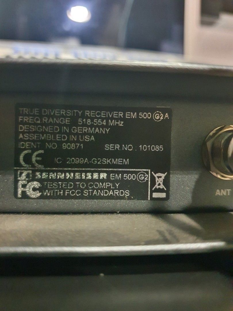 Sennheiser EW 500 G2 Receiver, Audio, Microphones on Carousell