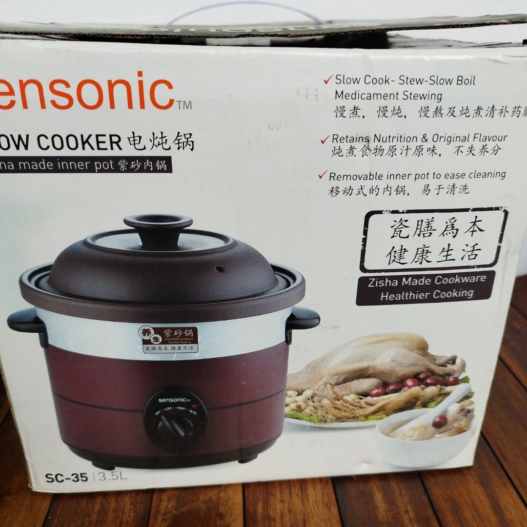 Sensonic Slow Cooker, TV & Home Appliances, Kitchen Appliances, Cookers ...
