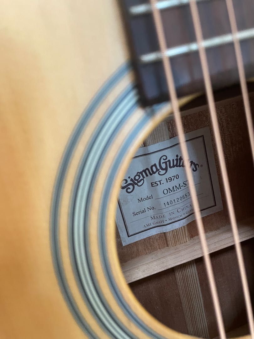 Sigma Acoustic Guitar, Hobbies & Toys, Music & Media, Musical ...