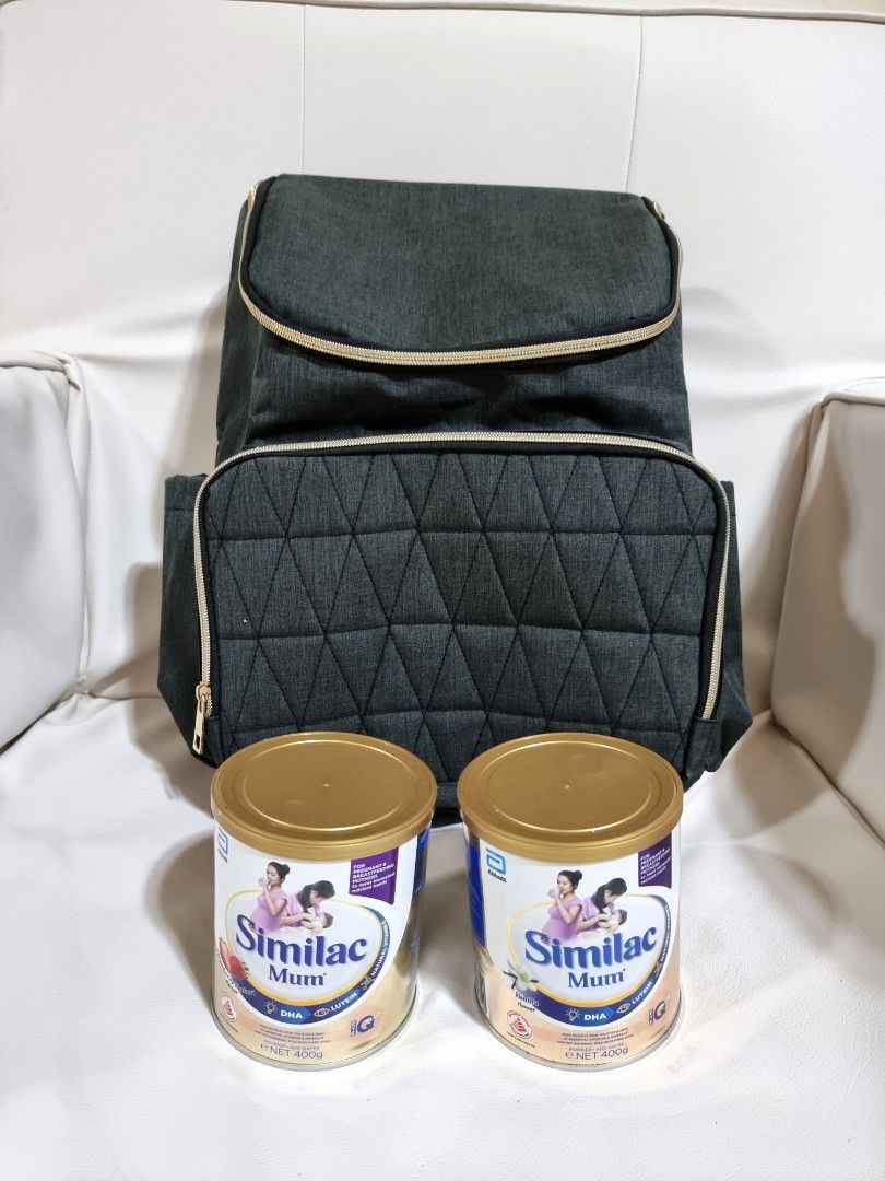 Similac Backpack + 2 Thin Abbott Similac Mum Maternal Milk Powder (400g ...
