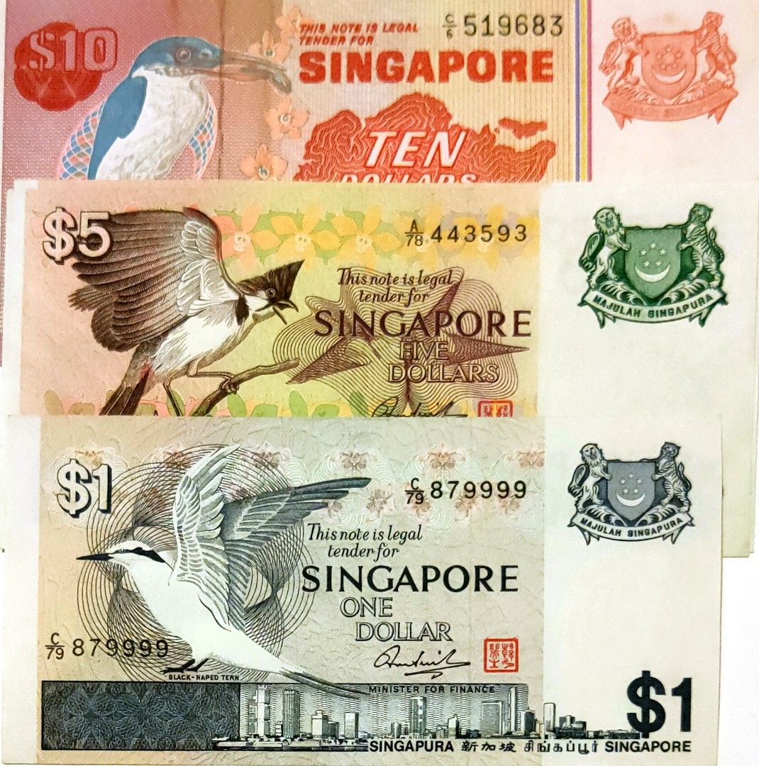 Singapore Bird Series Bank Notes, Hobbies & Toys, Memorabilia ...