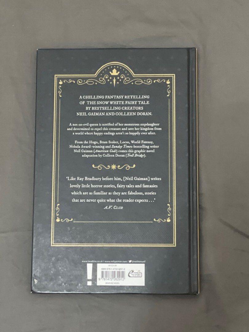 snow, glass, apples by neil gaiman and colleen doran, Hobbies & Toys ...