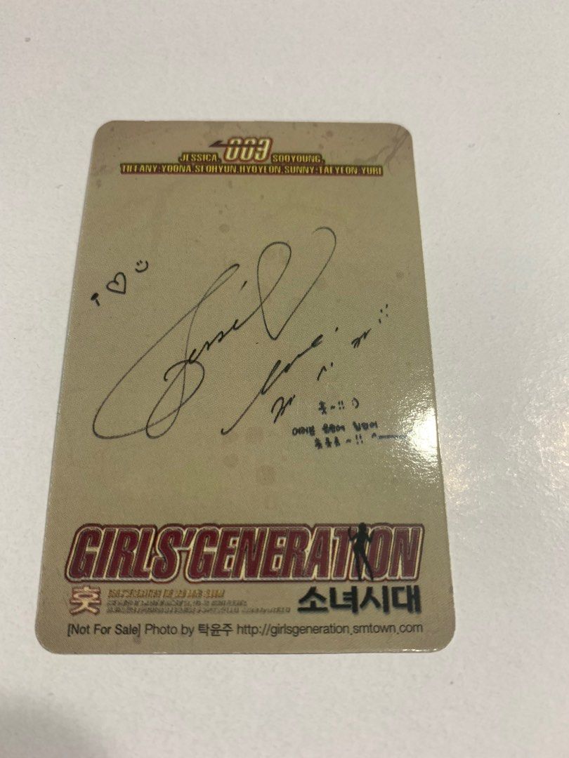 SNSD Jessica "Hoot" Photocard PH PRESS, Hobbies & Toys, Memorabilia ...