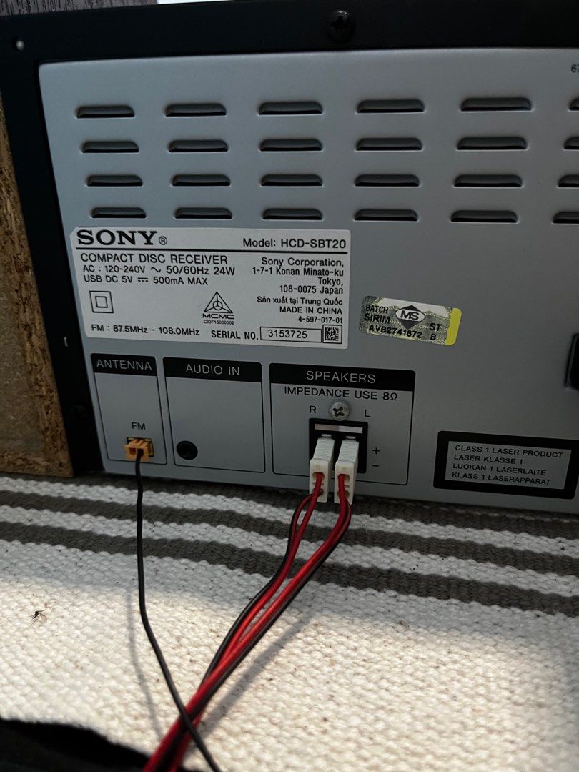 Sony CMT-SBT20 Hi-Fi System with Bluetooth Technology, Audio, Soundbars ...