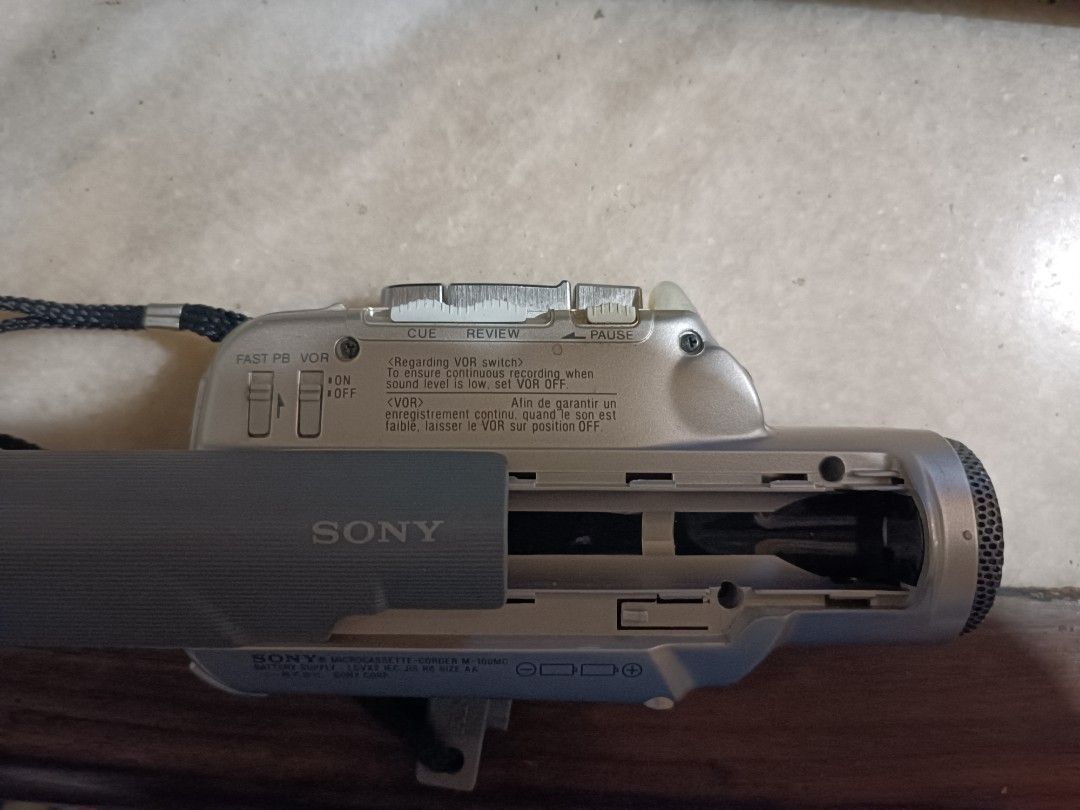 SONY M-100MC 錄音機, 音響器材, 錄音機 - Carousell