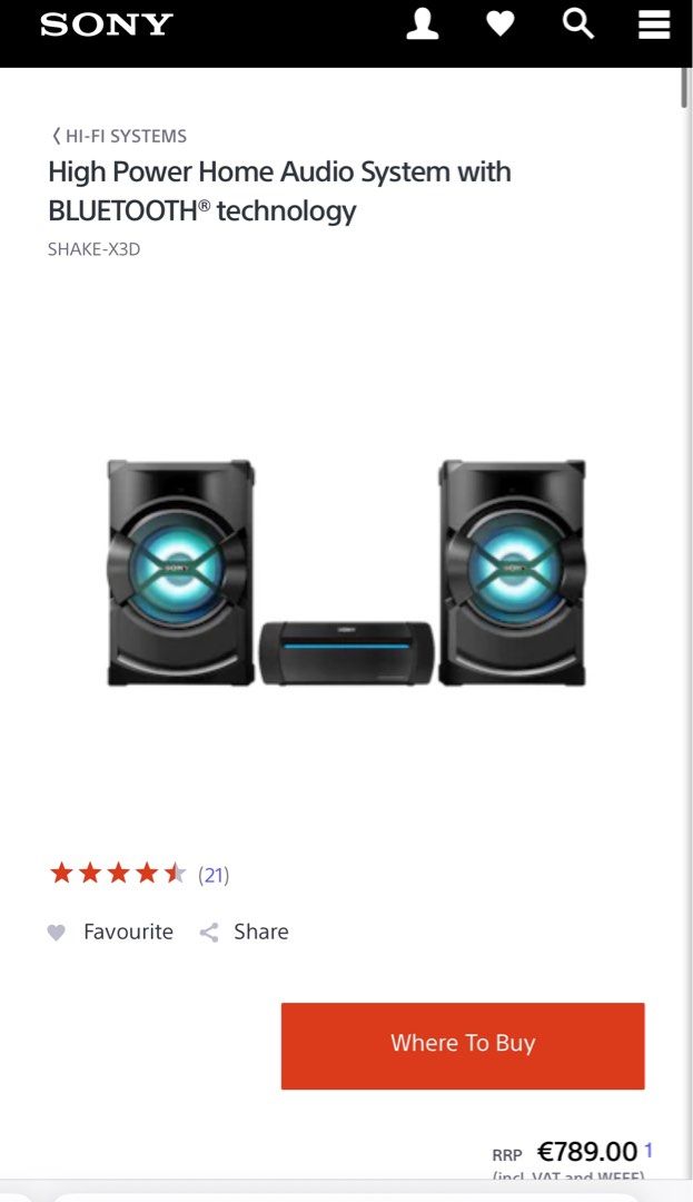 Sony Shake X3D Speaker and dvd player, Audio, Soundbars, Speakers ...