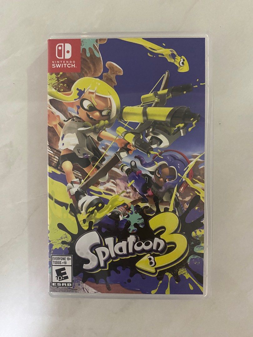 Splatoon 3 Nintendo switch game, Video Gaming, Video Games, Nintendo on ...