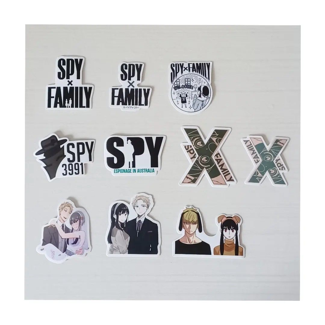 Spyxfamily Anya Loid Yor Forger Family Stickers, Hobbies & Toys, Toys ...