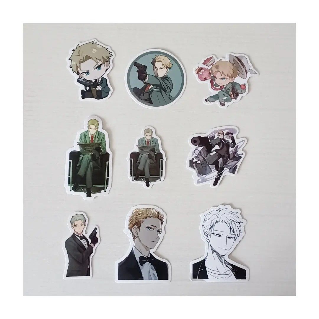 Spyxfamily Anya Loid Yor Forger Family Stickers, Hobbies & Toys, Toys ...
