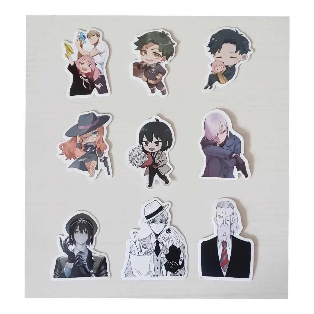 Spyxfamily Anya Loid Yor Forger Family Stickers, Hobbies & Toys, Toys ...
