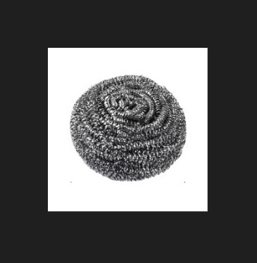 Stainless Steel Kitchen Scrubber / Iron wok pot pan cleaning scraper ...