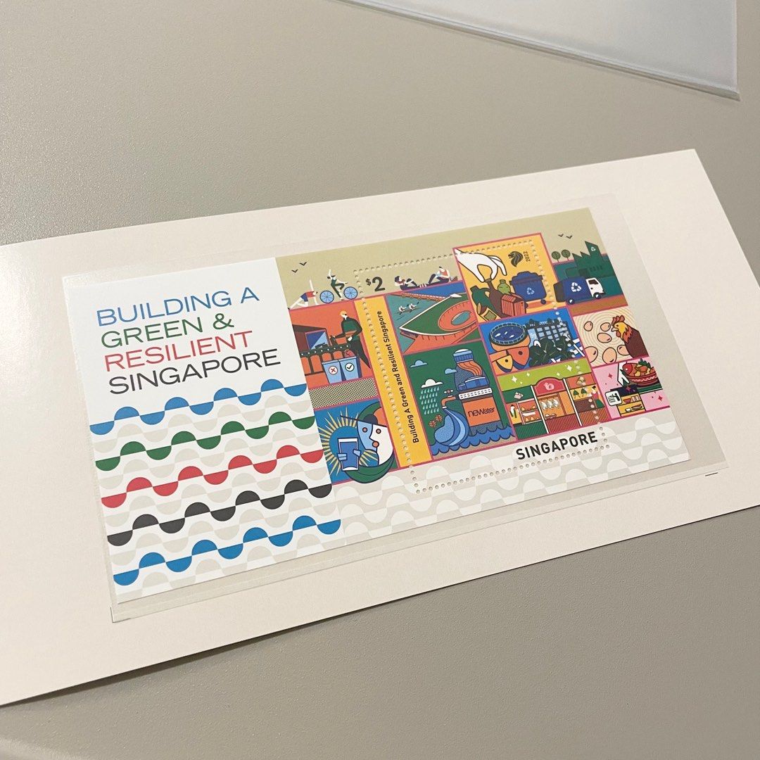 Stamps building a green and resilient Singapore MSE 50 collectible post ...