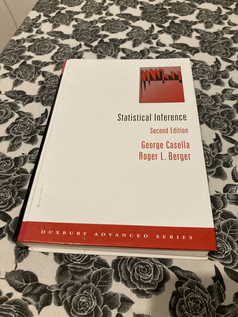 Statistical Inference 2nd Edition, 興趣及遊戲, 書本 & 文具, 教科書 - Carousell Statistical Inference 2nd Edition, 興趣及遊戲, 書本 & 文具, 教科書 - Carousell
