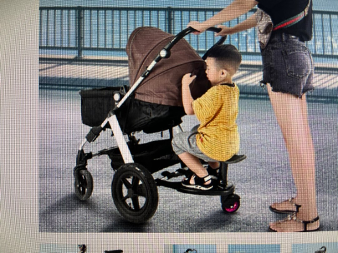 Stroller attachment for standing and sitting, Babies & Kids, Going Out ...