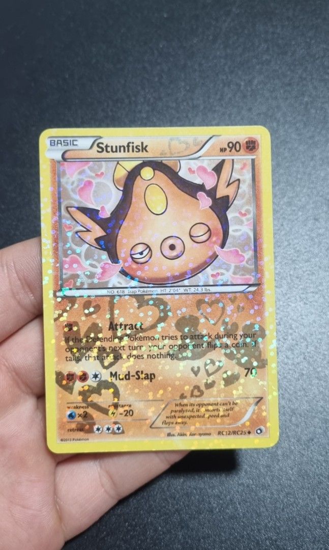 Stunfisk Radiant Collection | Black & White | BW | Pokemon Card ...