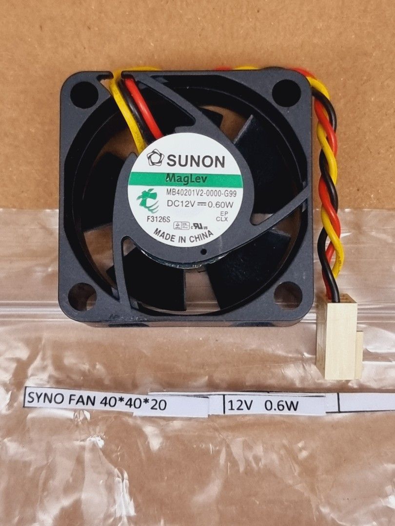 Synology Systen fan 40*40*20, Computers & Tech, Parts & Accessories ...