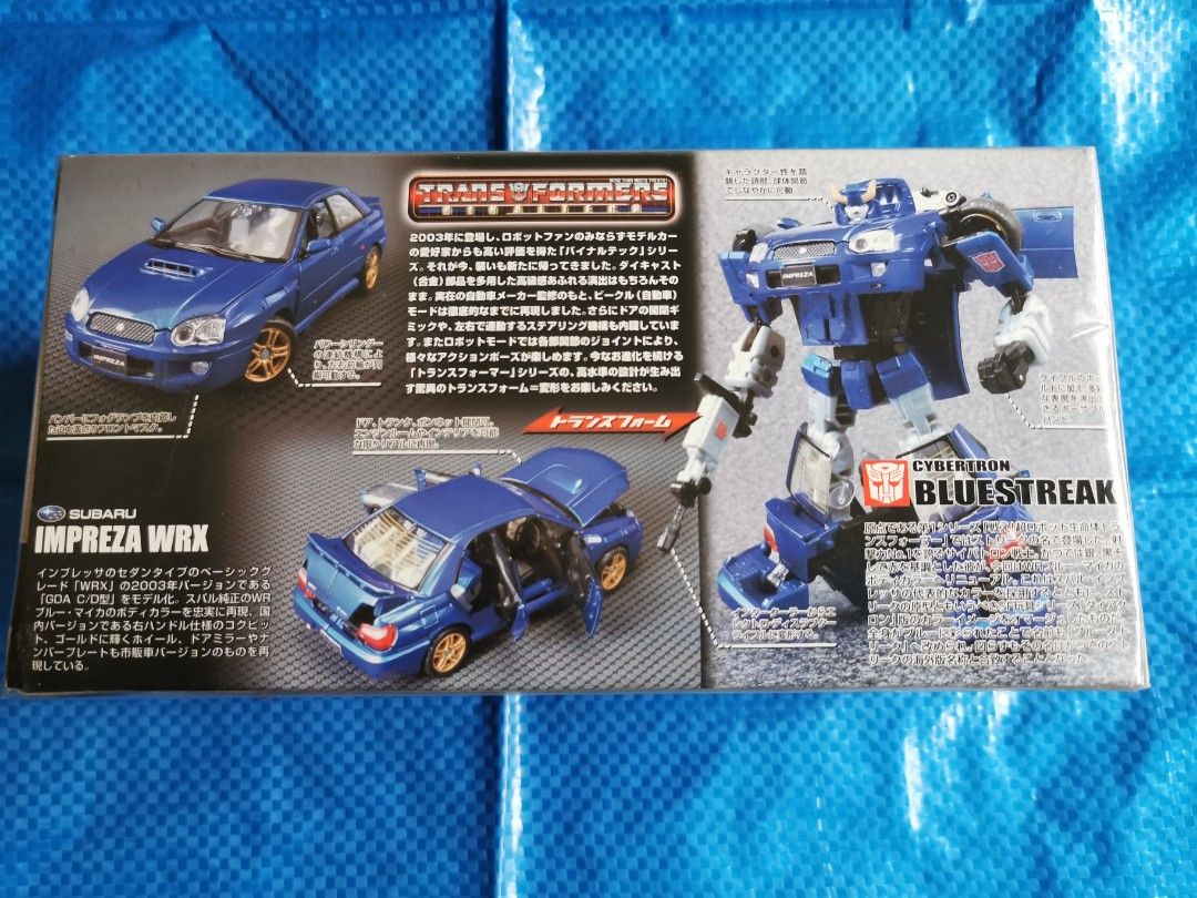 TakaraTomy Transformer Binaltech BT-19 Bluestreak Impreza WRX, Hobbies ...