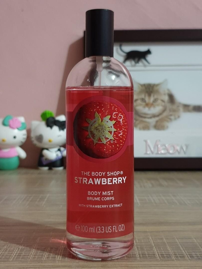 The Body Shop Strawberry Body Mist 100ml, Beauty & Personal Care ...