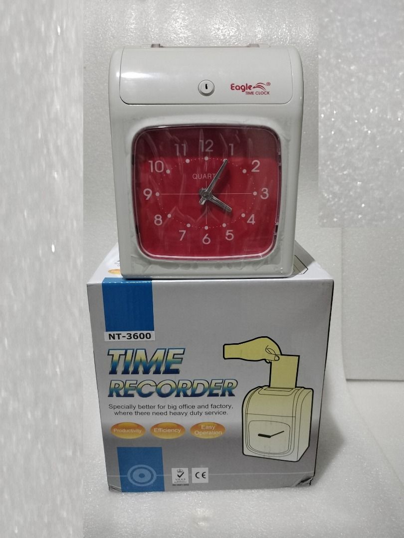Time recorder Bundy clock Time Machine/ Time Recorder Eagle Time NT ...
