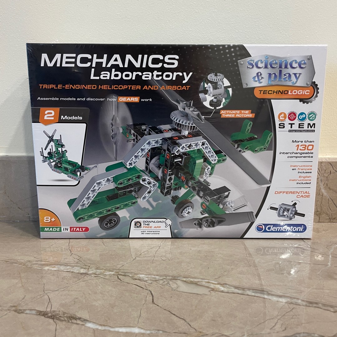 Triple-Engined Helicopter and Airboat (Mechanics Laboratory), Hobbies ...