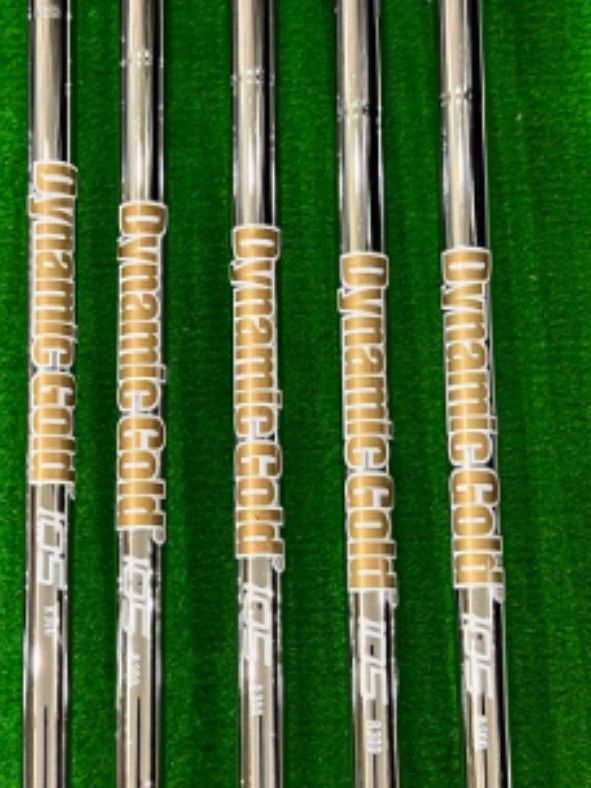 True Temper Dynamic Gold 105 R300 6-pw golf Iron shafts, Sports ...