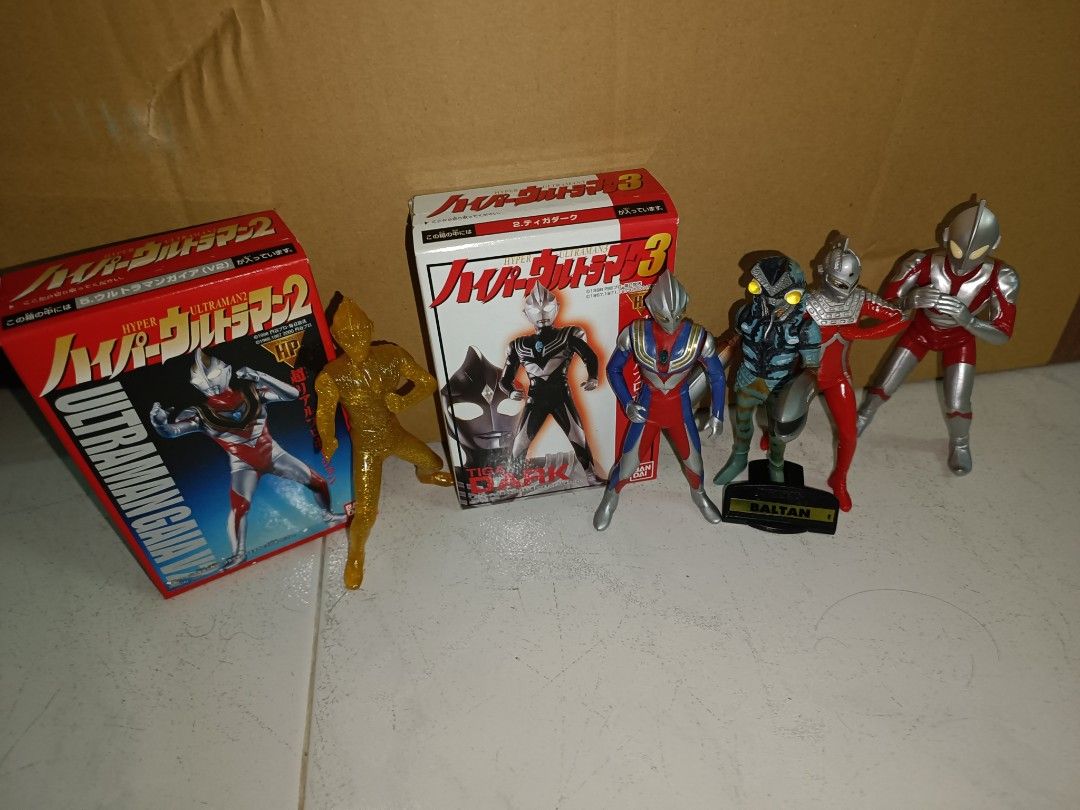 Ultraman Tiga Gaia Ultra seven Baltan all 7x for $55, Hobbies & Toys ...