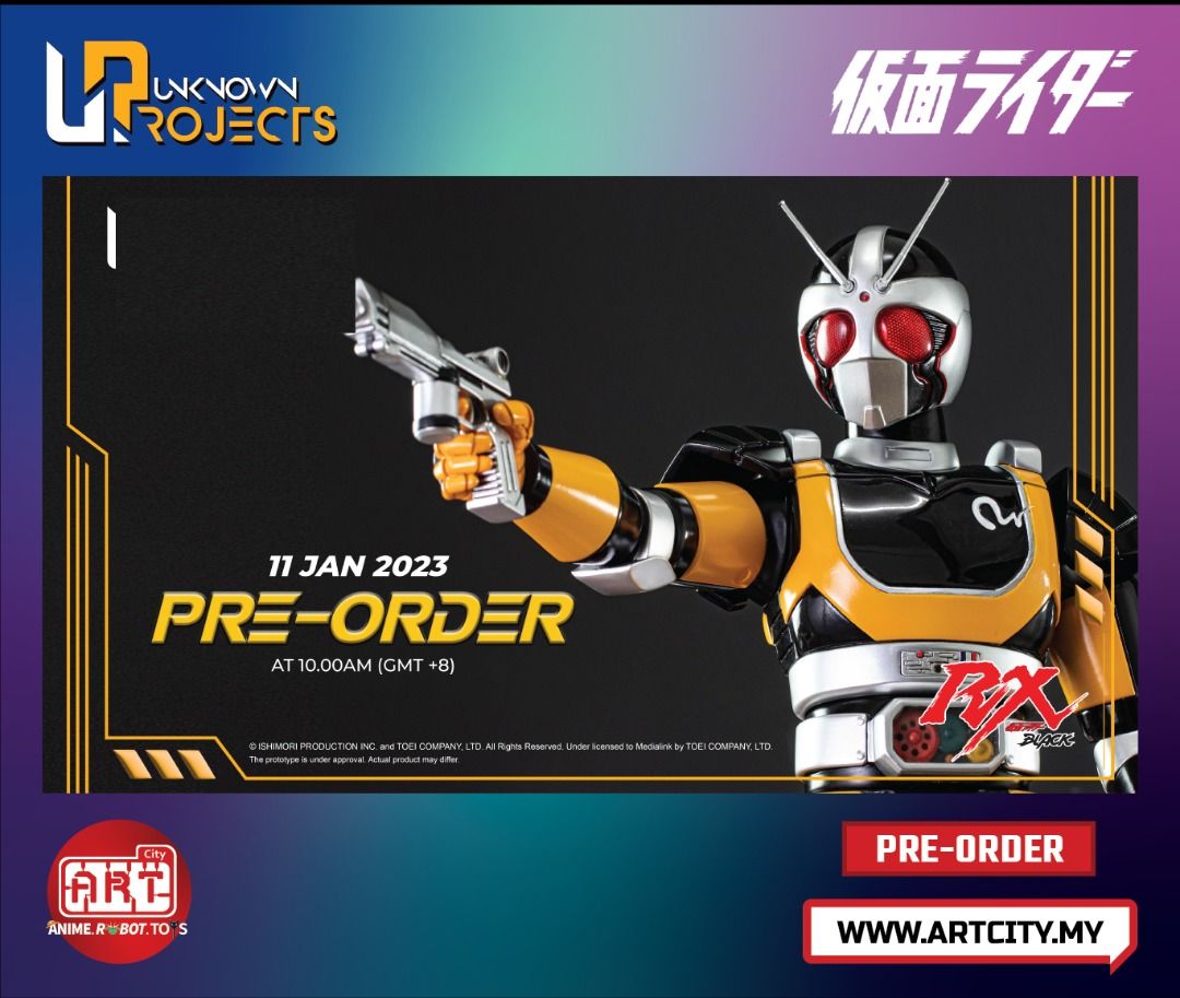 Unknown Project - Classic Signature Arte Series - RX Roborider - 1/4 Scale (Kamen Rider Black RX ...