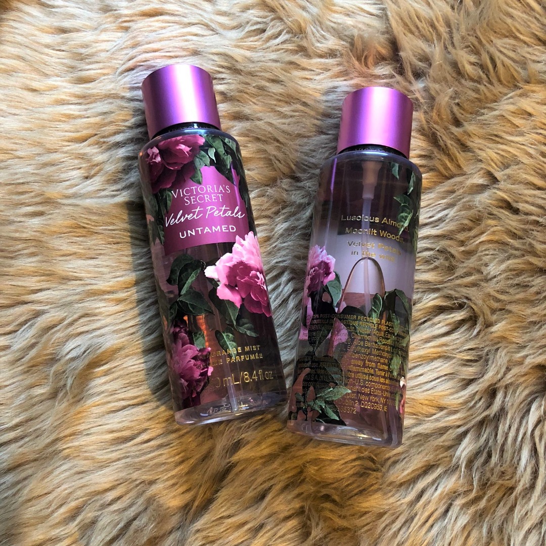 US Victoria's Secret Velvet Petals Untamed fragrance mist, Beauty ...