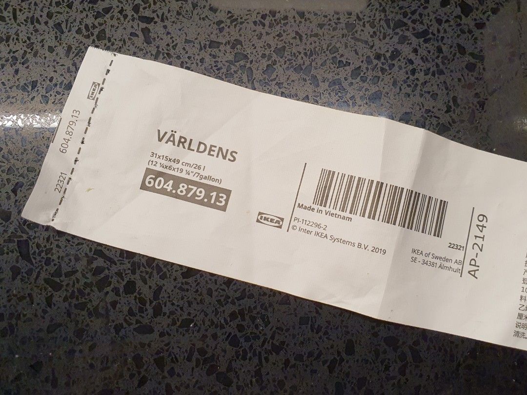 Used IKEA VARLDENS BackPack, Men's Fashion, Bags, Backpacks on Carousell