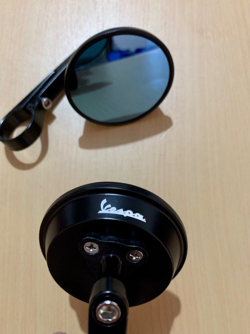 Vespa Bar End Side Mirrors, Motorbikes, Motorbike Parts & Accessories ...