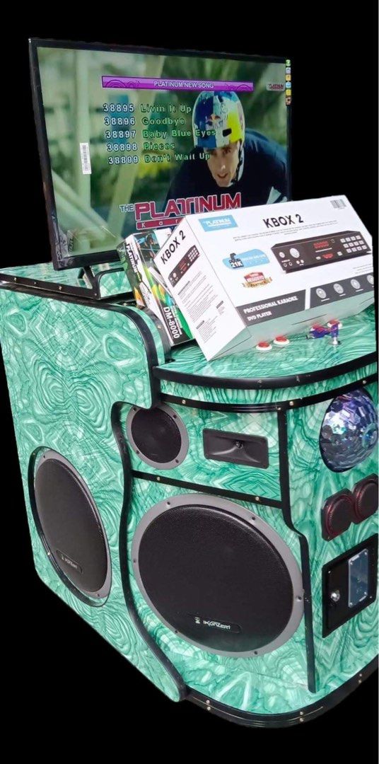 Videoke set Large size with disco ball, Audio, Other Audio Equipment on ...