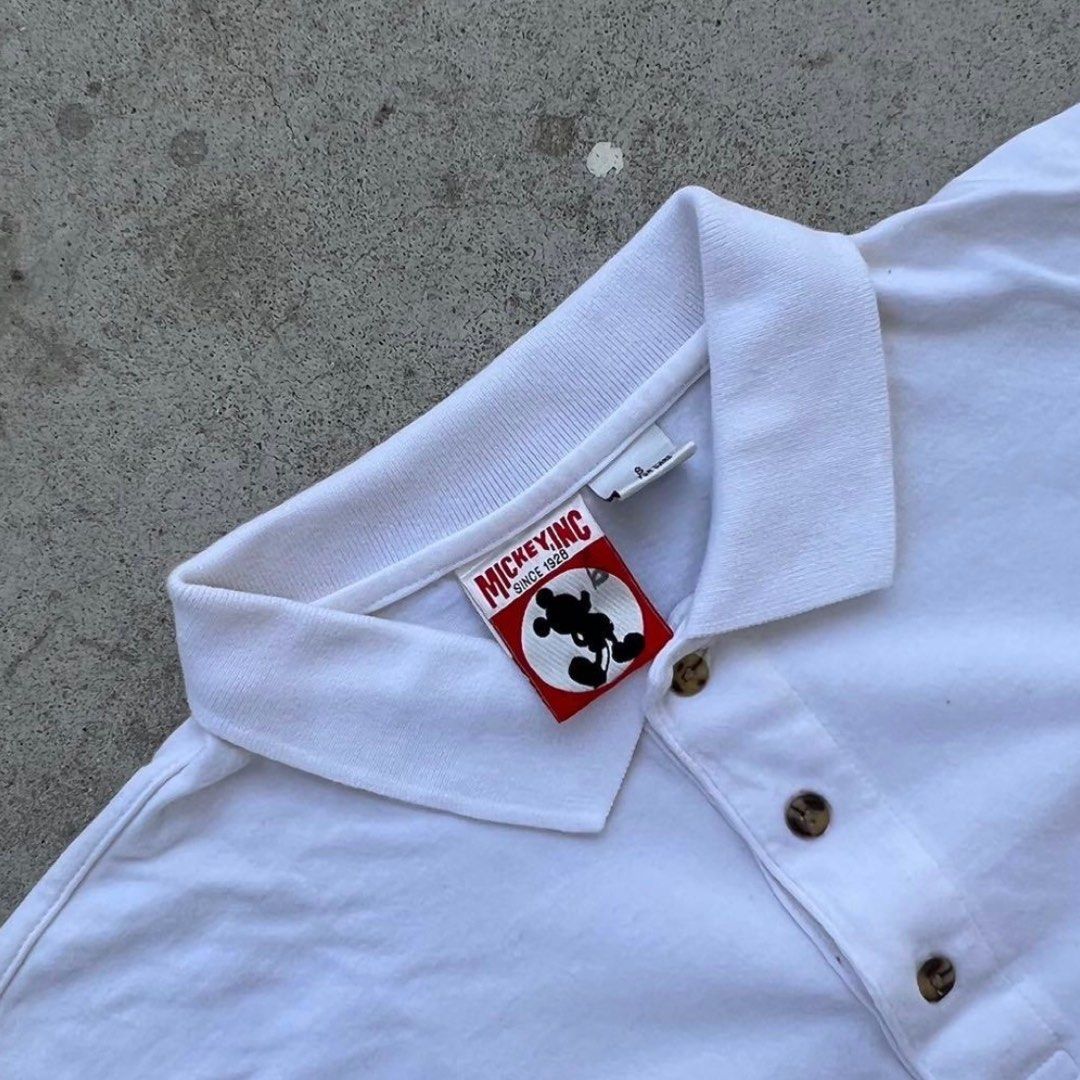 Vintage 90s Walt Disney Polo Tee, Men's Fashion, Tops & Sets, Tshirts ...