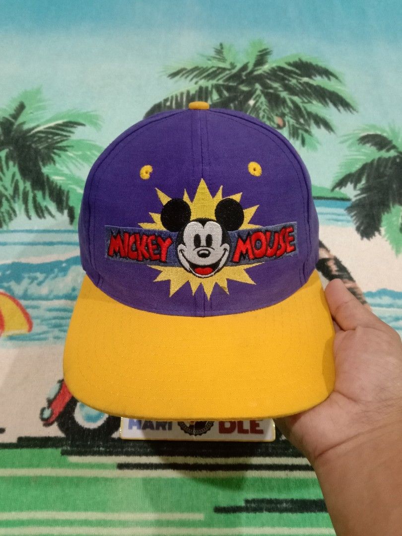 VINTAGE CAP MICKEY MOUSE, Men's Fashion, Watches & Accessories, Cap ...