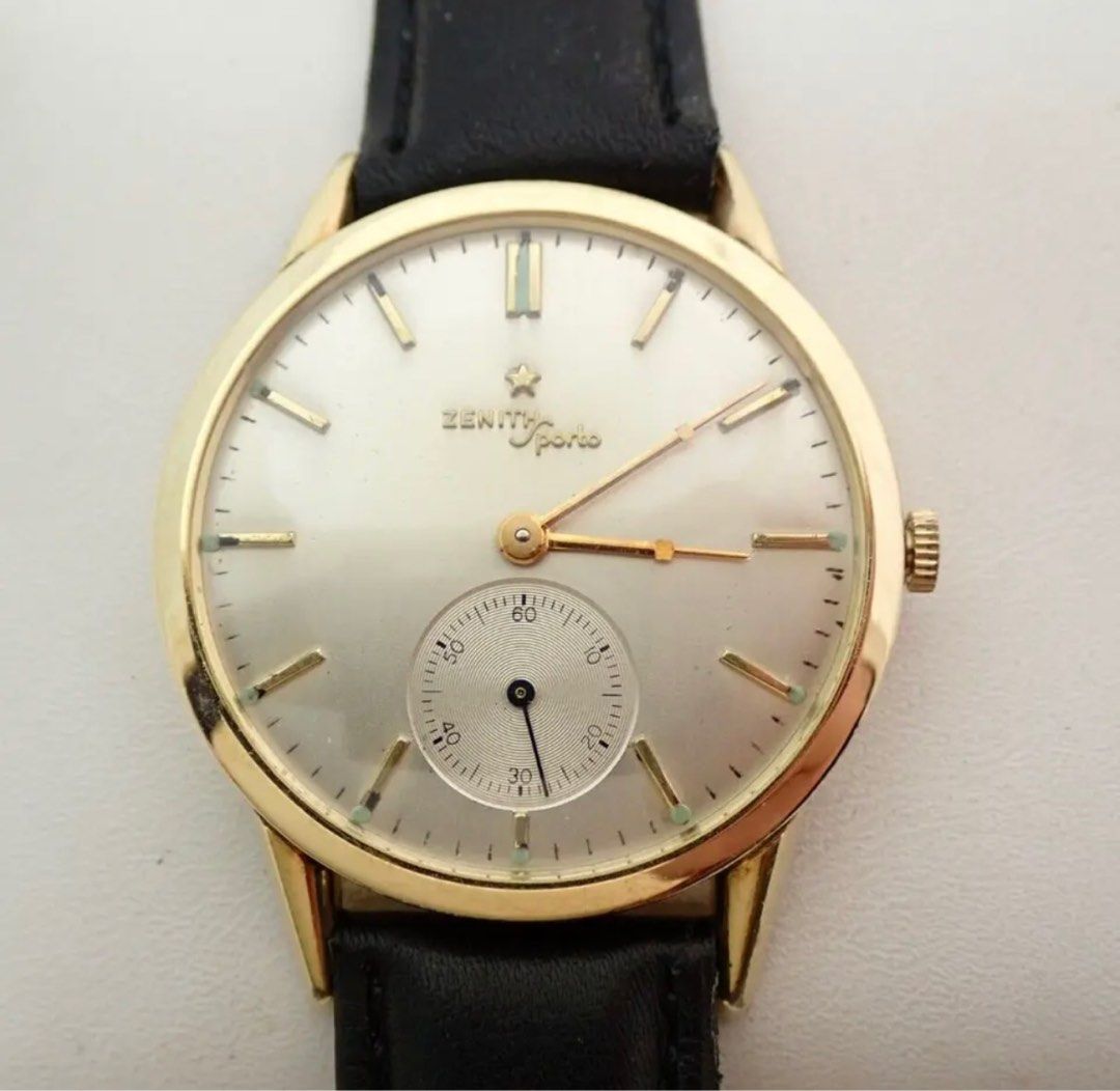 VINTAGE 1950s ZENITH SPORTO GOLD FILLED WRISTWATCH, Luxury, Watches on ...