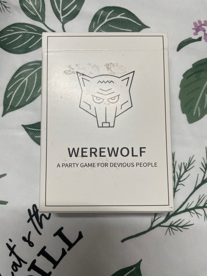 Werewolf Card Game, Hobbies & Toys, Toys & Games on Carousell