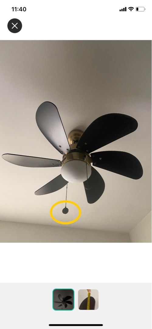 Westing house ceiling fan (33 in), Furniture & Home Living, Home Decor ...