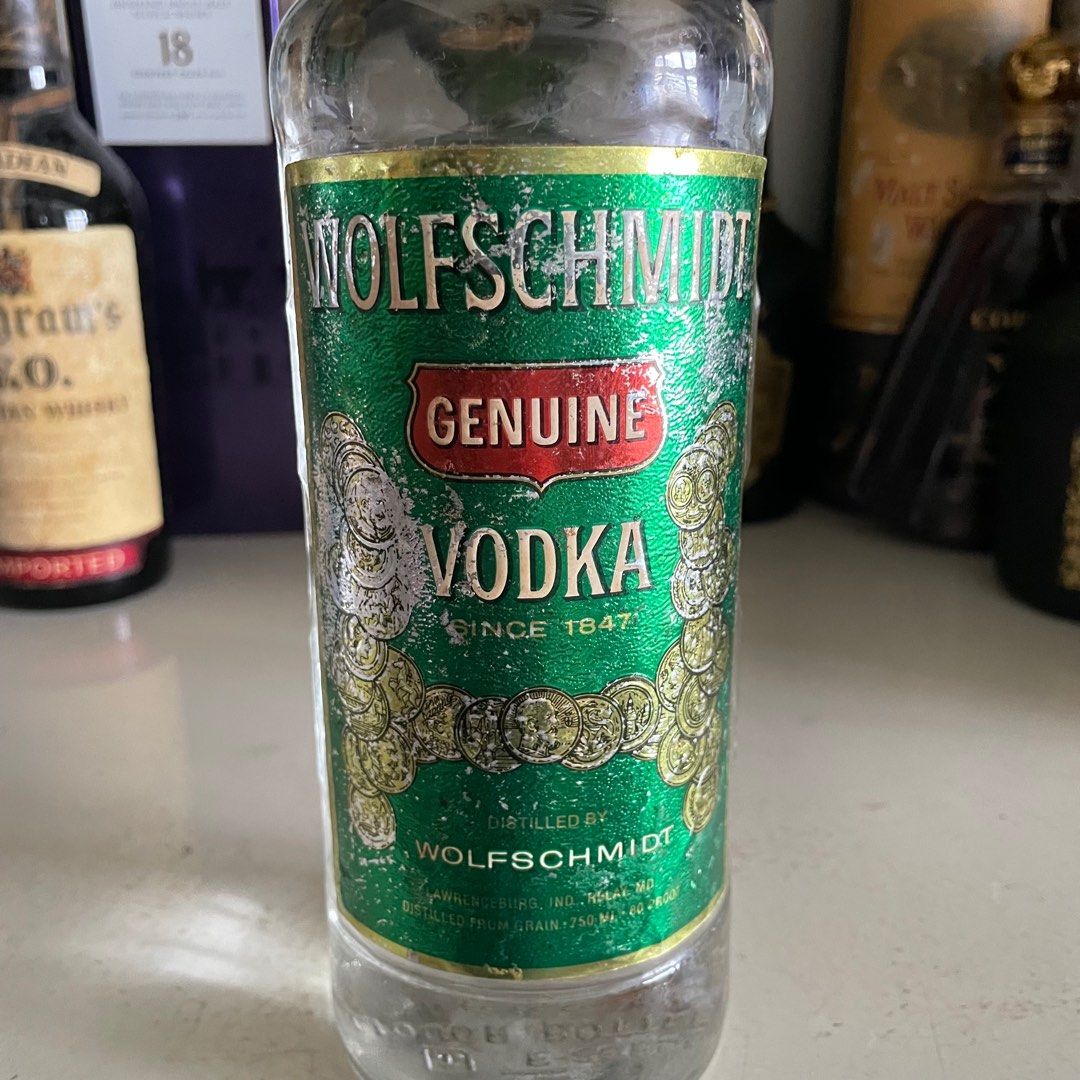 Wolfschmidt Vodka 700ml, Food & Drinks, Beverages on Carousell