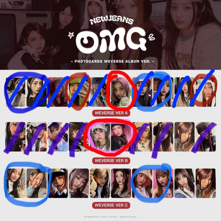 WTT/wts newjeans haerin hanni minji Danielle hyein omg photocard weverse, Hobbies & Toys ...
