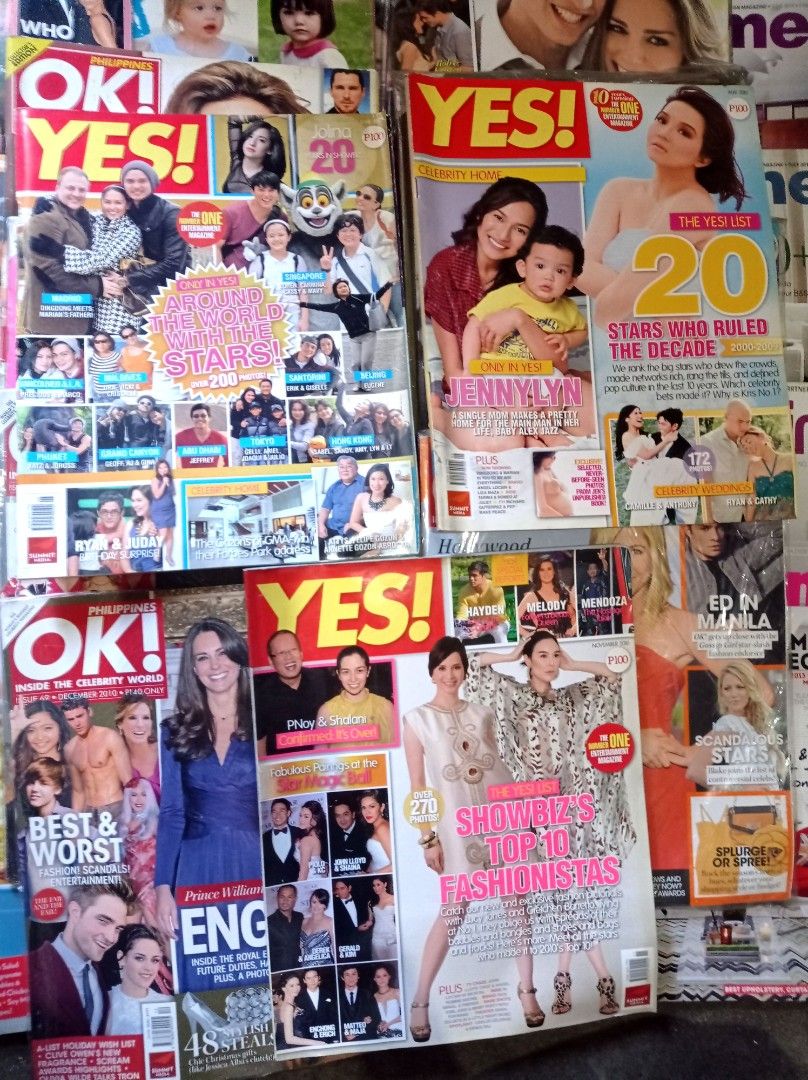 YES! & OK! Magazines (Old issue), Hobbies & Toys, Books & Magazines, Magazines on Carousell