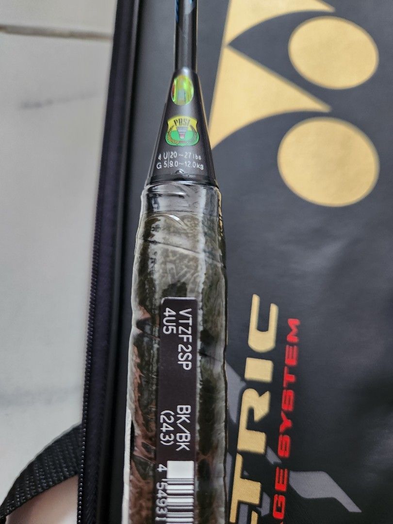 YONEX VOLTRIC Z-FORCE II, Sports Equipment, Sports & Games, Racket ...