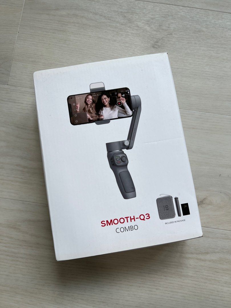 Zhiyun Smooth-Q3 3-Axis Mobile Gimbal With Lights COMBO Sets - Grey, Photography, Photography ...