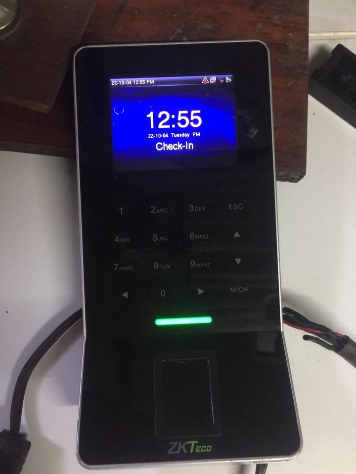 ZK Teco F22 Biometrics, Computers & Tech, Office & Business Technology ...