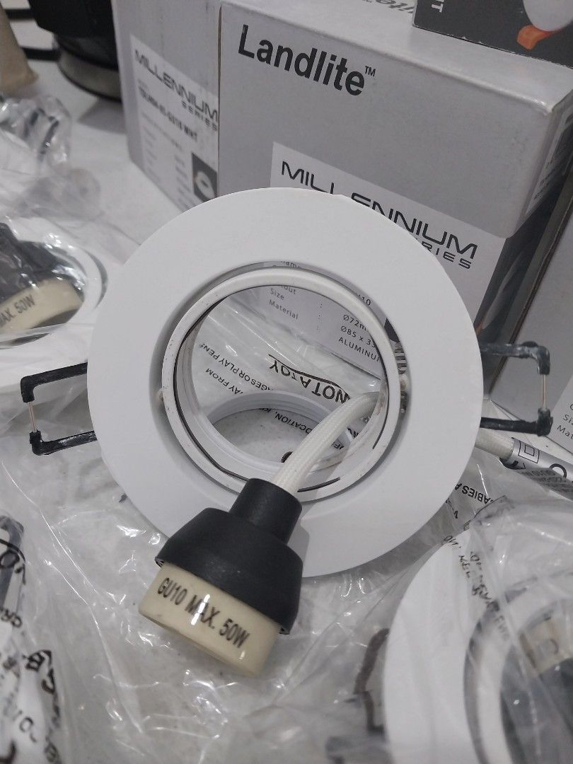 13 pieces Landlite pinlight housing, Furniture & Home Living, Lighting ...