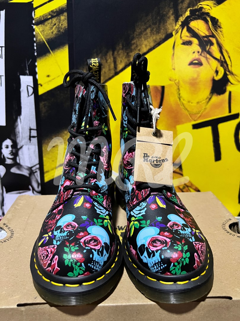 1460 Pascal ROSE a.k.a Skulls and Roses, Women's Fashion, Footwear ...